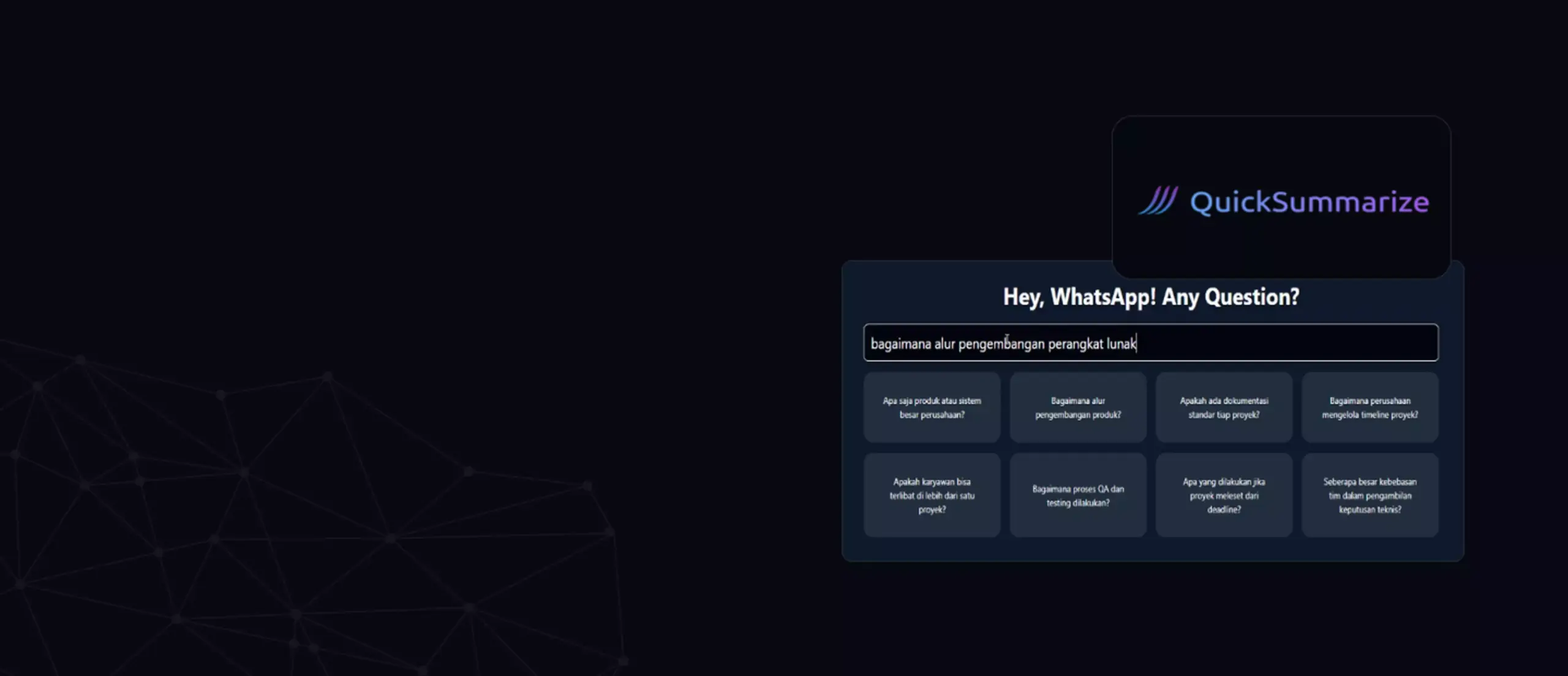 Smart Seach AI – PT. Neuronworks Indonesia